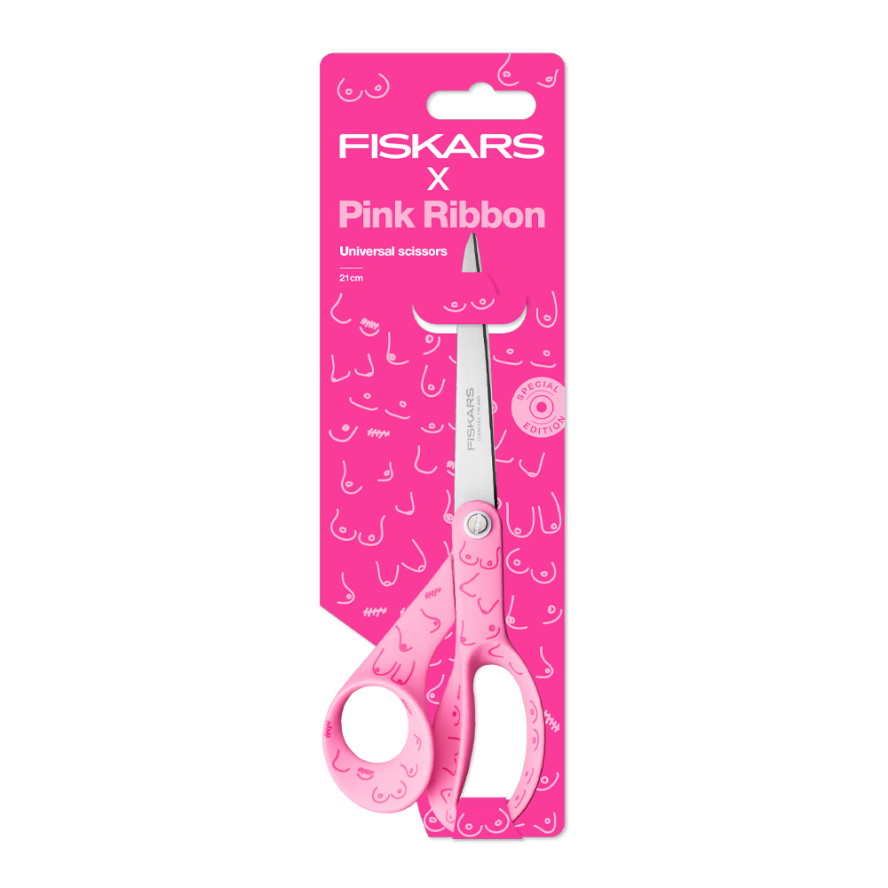 Fiskars x Rosa Bandet Universalsax 21 cm - Cervera
