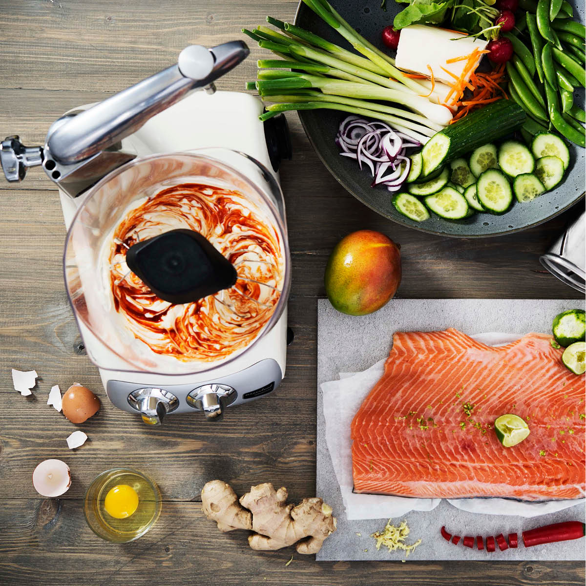 Ankarsrum Assistent Original Köksmaskin Creme Light - Cervera