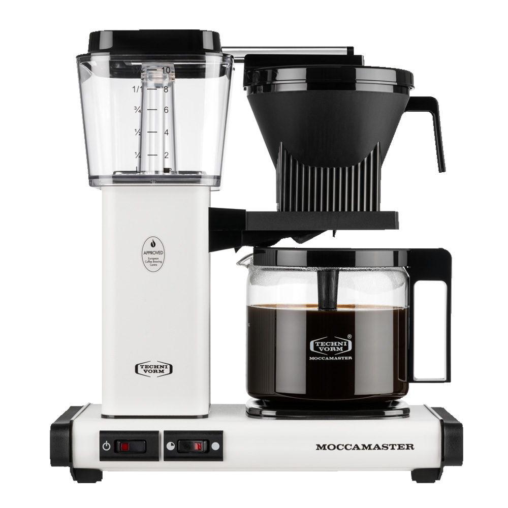 Moccamaster Automatic kaffetrakter 1,25L matt hvit - Cervera