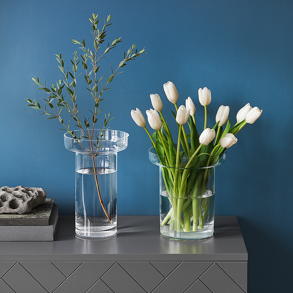 Kosta Boda Limelight Tulpanvas 19,5 cm Klar - Cervera