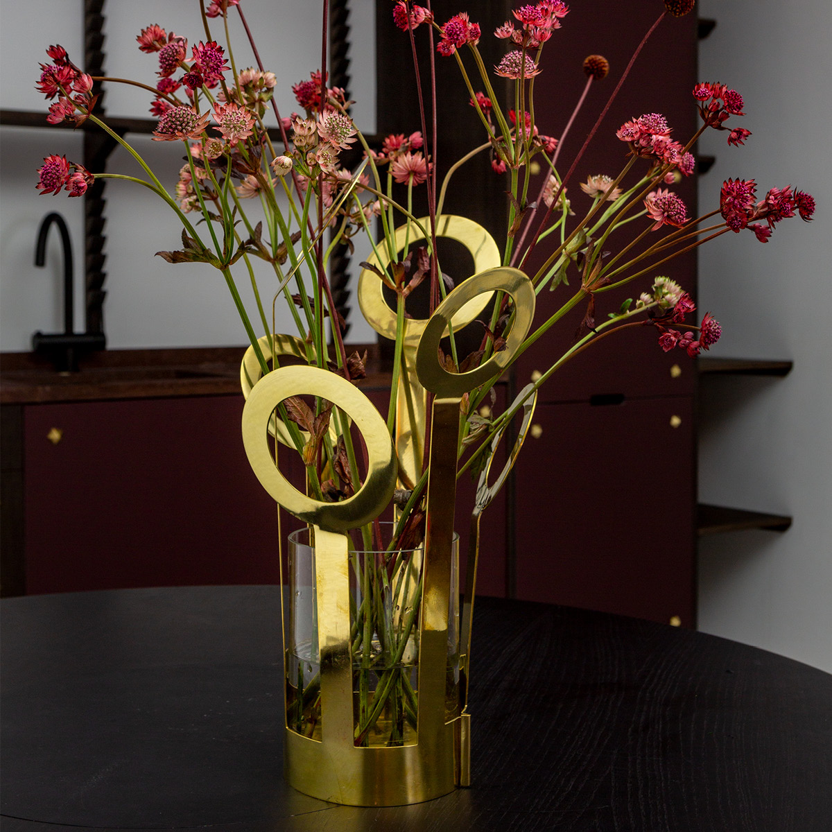 Klong Fanny Vas 23 cm Mässing - Cervera