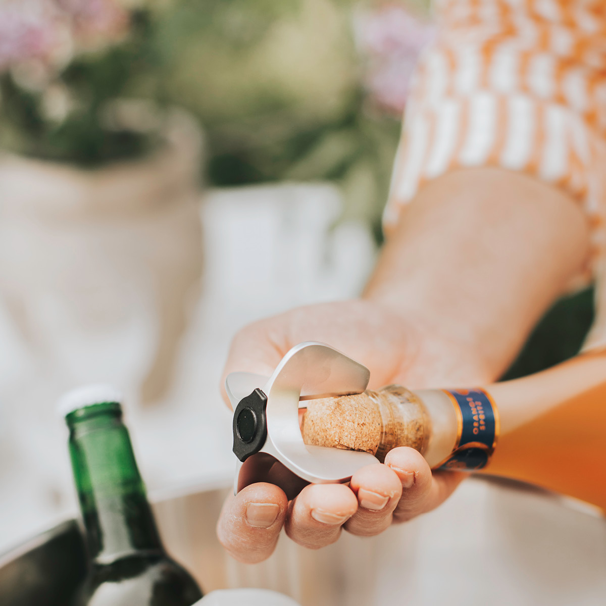 Dorre Champagneöppnare 7 cm Silver - Cervera