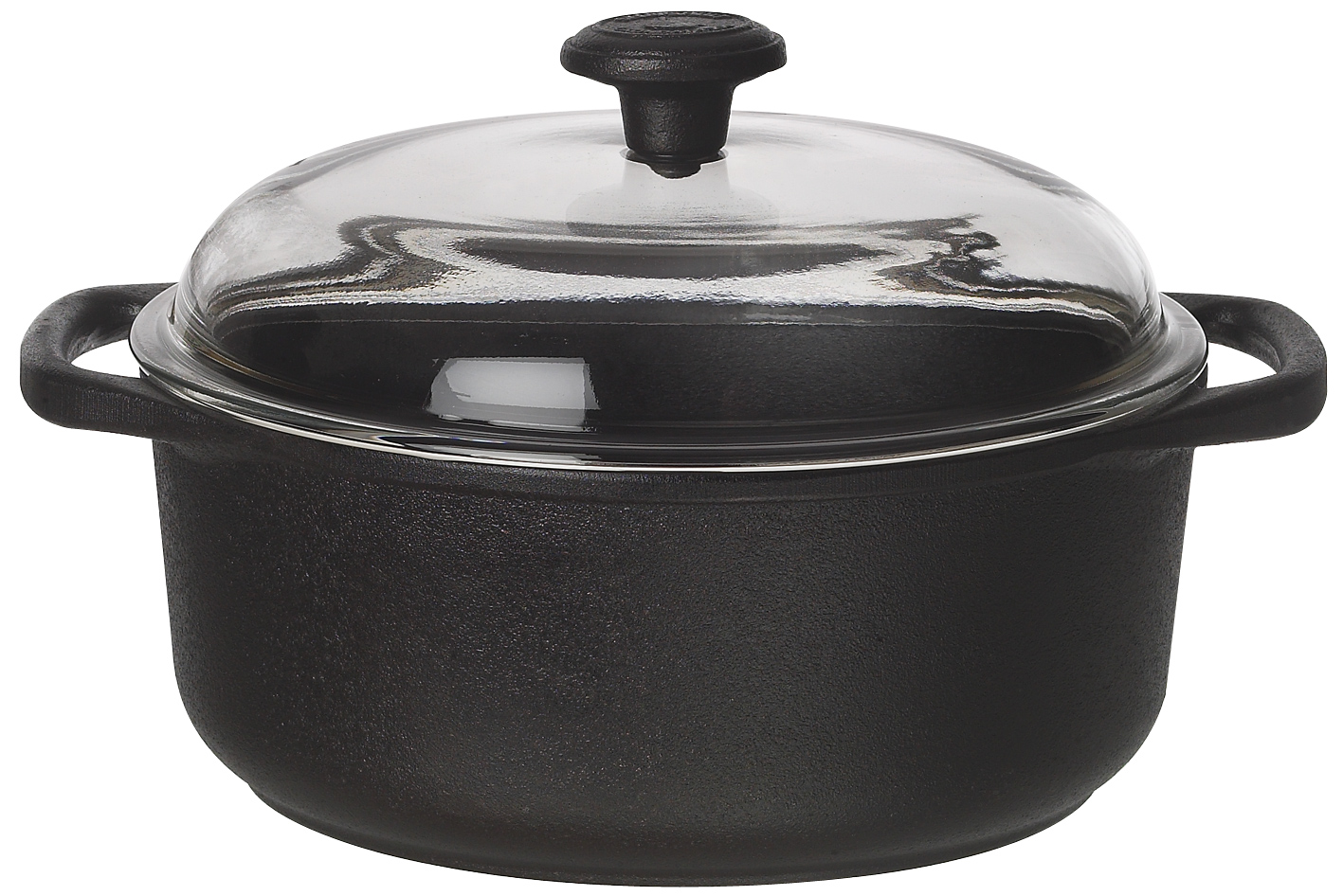 Skeppshult Gryta rund med glaslock 3 L - Cervera