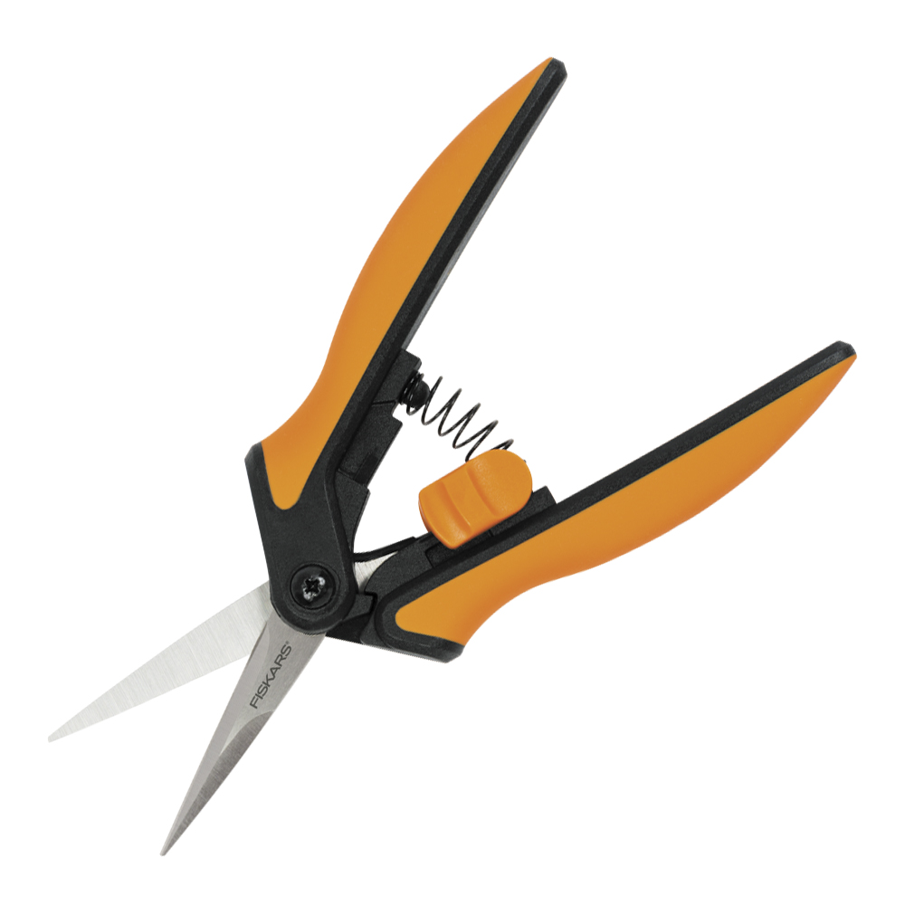 Fiskars Solid Snip Örtsax SP13 Microtip Orange - Cervera