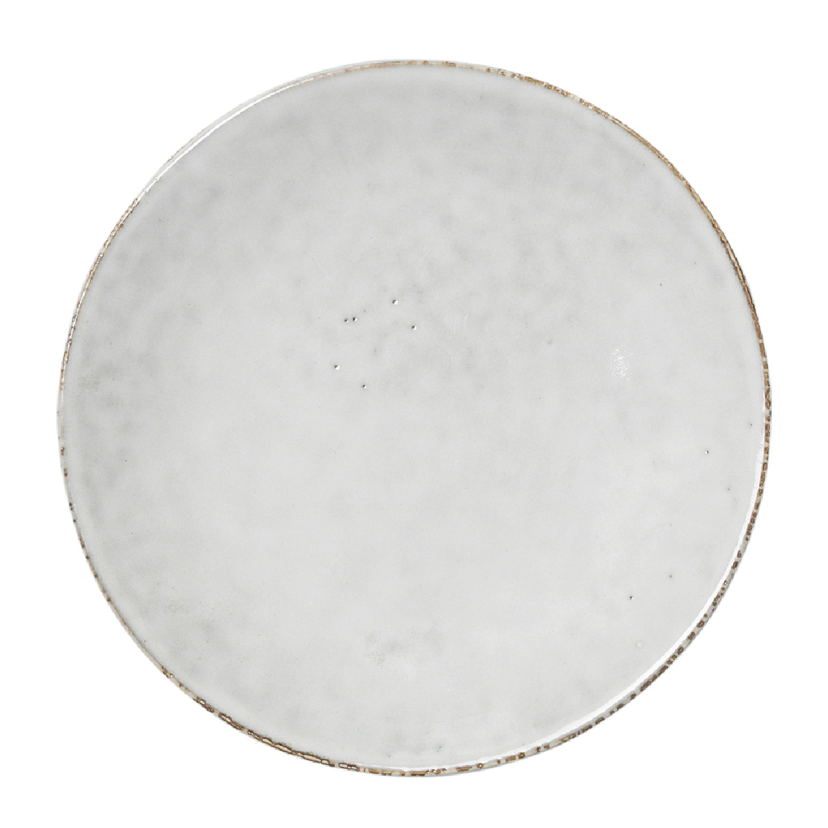 Broste Copenhagen Nordic Sand Tallrik flat 31 cm Vit - Cervera