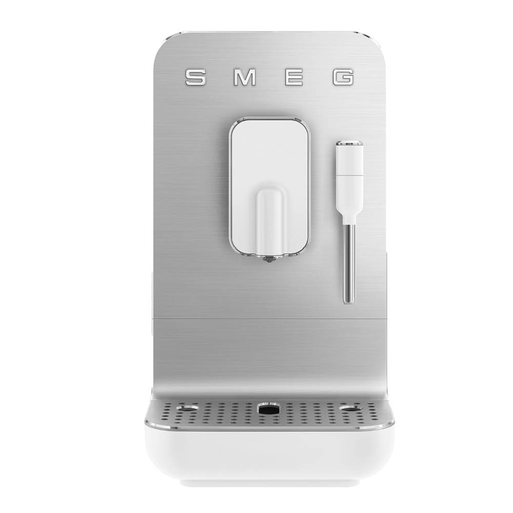 Smeg Kaffemaskin med Mjölkskummare BCC12 Matt Vit - Cervera
