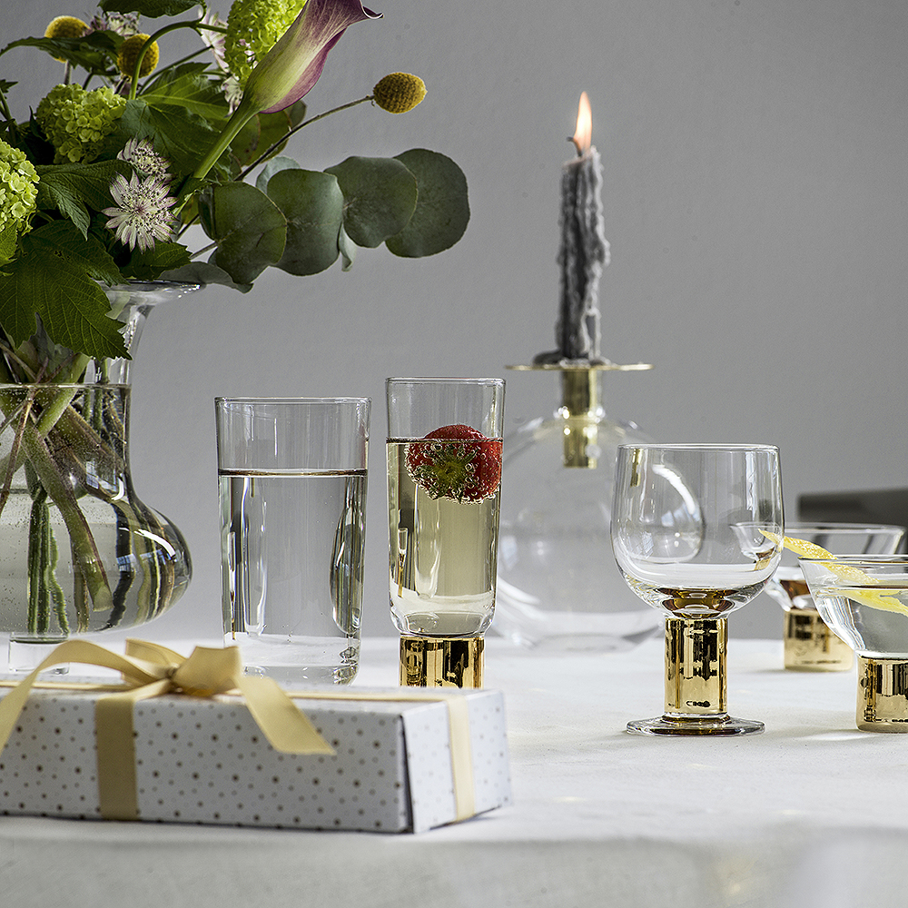 Sagaform Top Vas/Ljusstake 18 cm Guld - Cervera