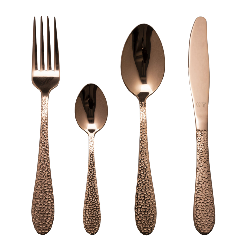 Vargen & Thor Bestickset 16-delar Fenix Koppar-Rosé - Cervera