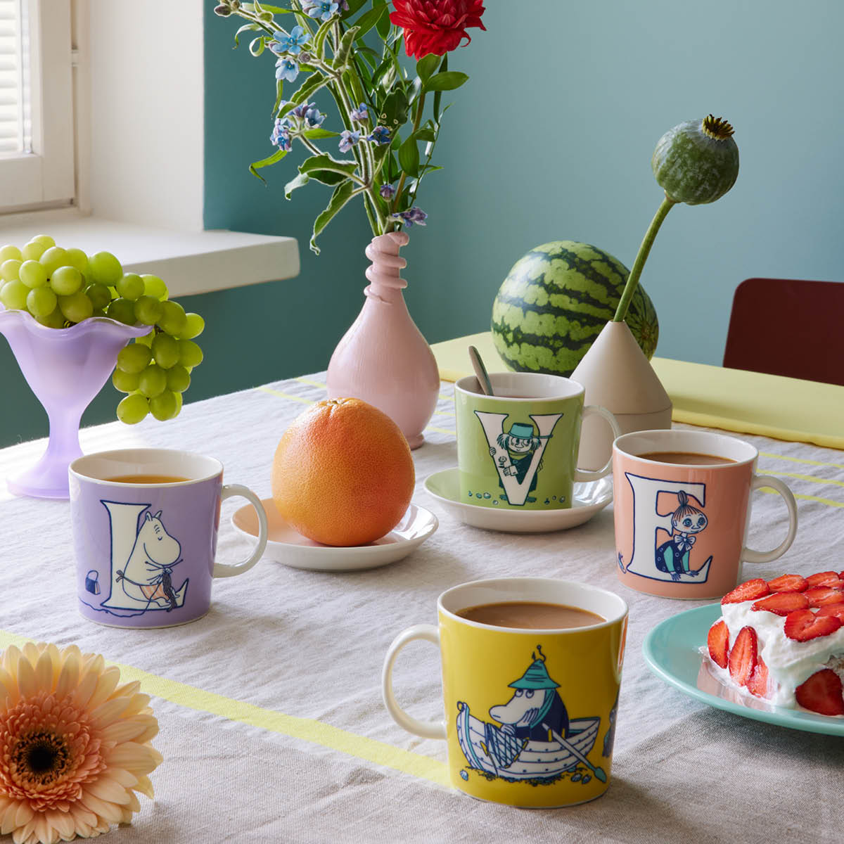 Moomin Arabia Muminmugg E ABC 40 cl Persika - Cervera