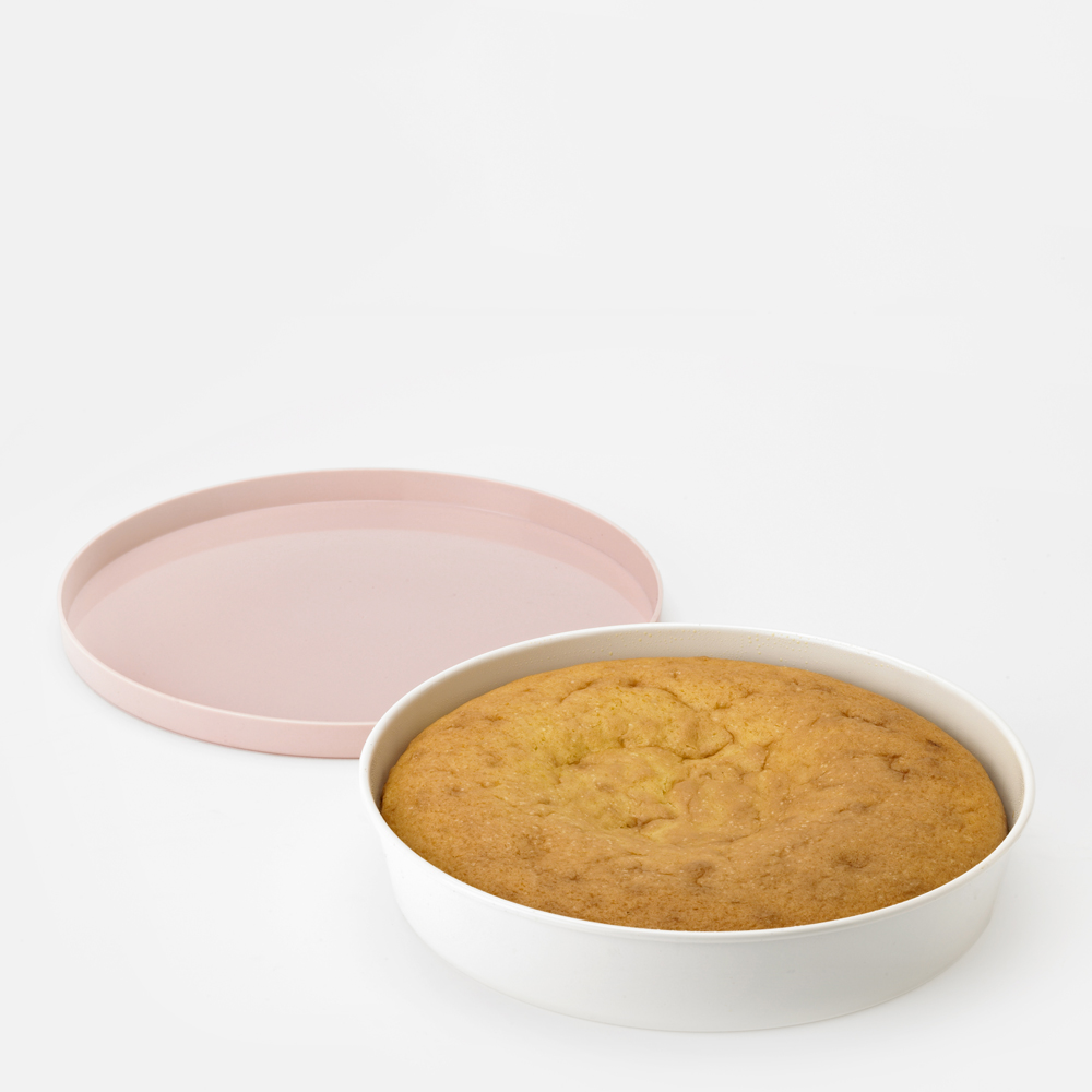 RIG-TIG Picnic Bakform med Lock 25 cm Blossom/Vit - Cervera