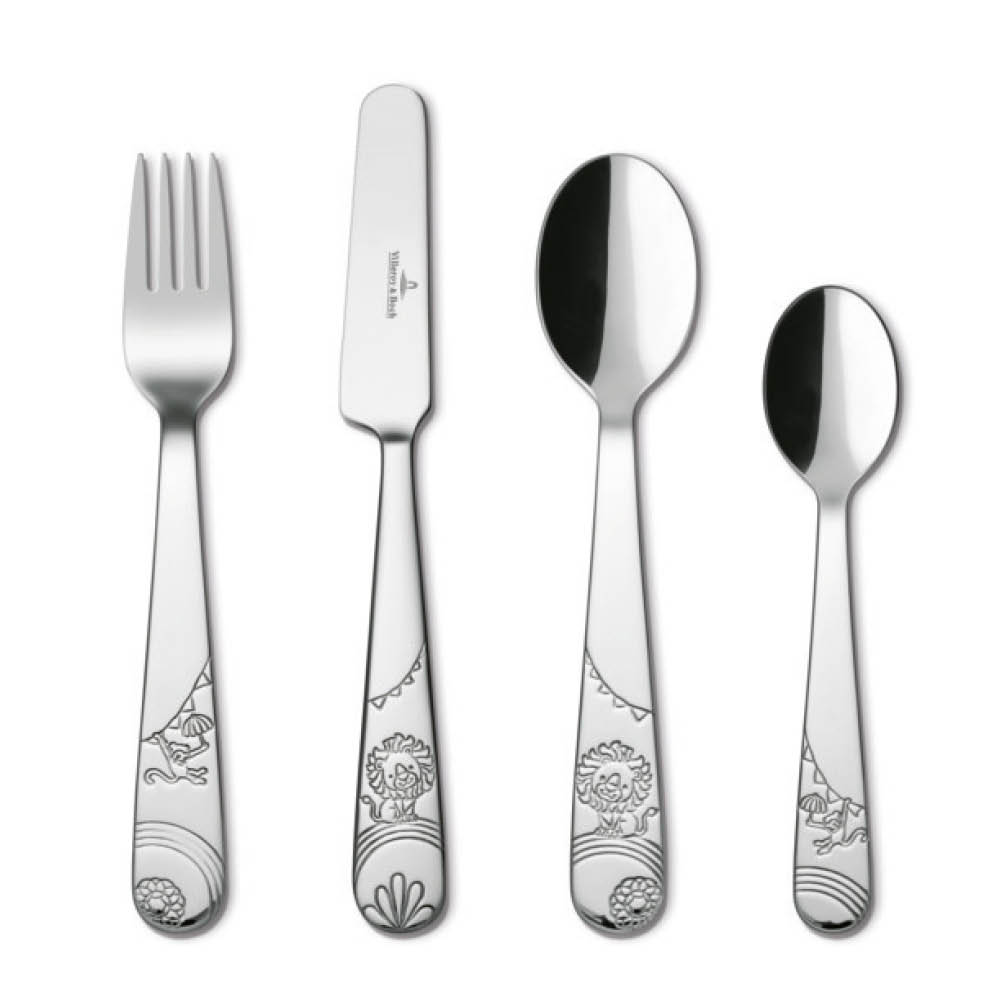 Villeroy & Boch Roar like a lion barnebestikk 4 deler stål - Cervera