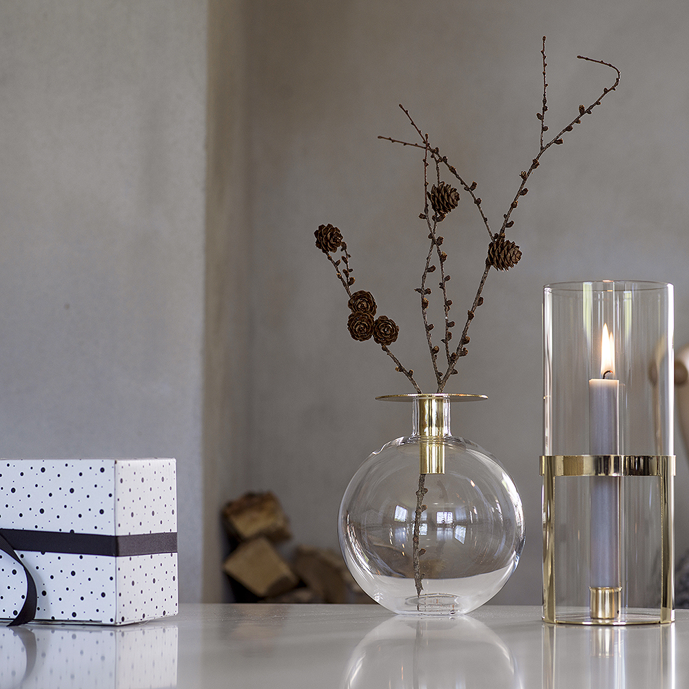 Sagaform Top Vas/Ljusstake 18 cm Guld - Cervera