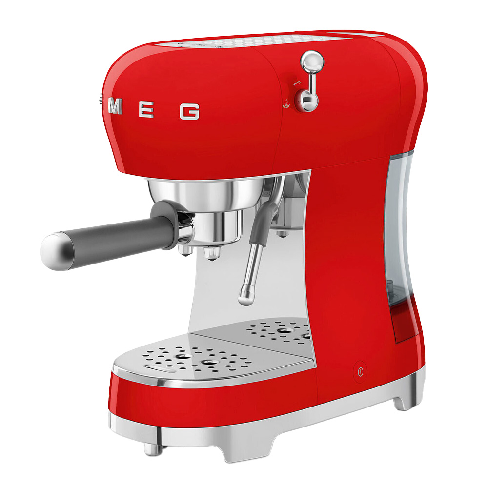 Smeg Espressomaskin ECF02 Röd - Cervera