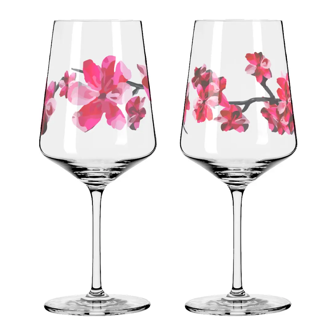 Ritzenhoff Sommersonett Vinglas NO: 11 & 12 2-pack Rosa - Cervera Ritzenhoff Sommersonett Vinglas NO: 11 & 12 2-pack Rosa - Cervera