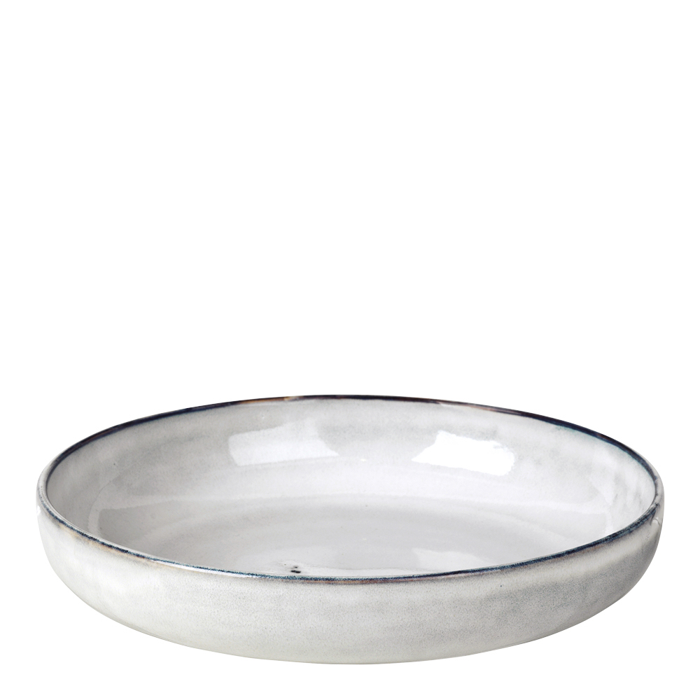 Broste Copenhagen Nordic Sand Tallrik flat 26 cm Vit - Cervera