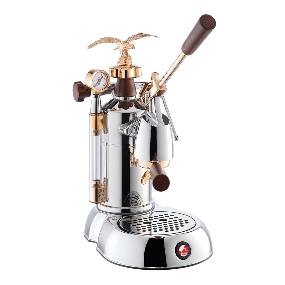 La Pavoni Esperto Manuell Kaffemaskin med Hävarm Rostfritt Stål - Cervera