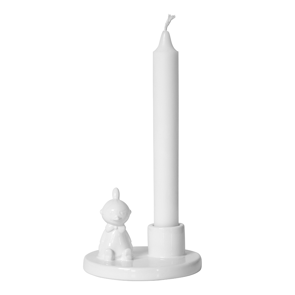 Pluto Mumin Ljusstake Lilla My 7,5x10 cm Vit - Cervera