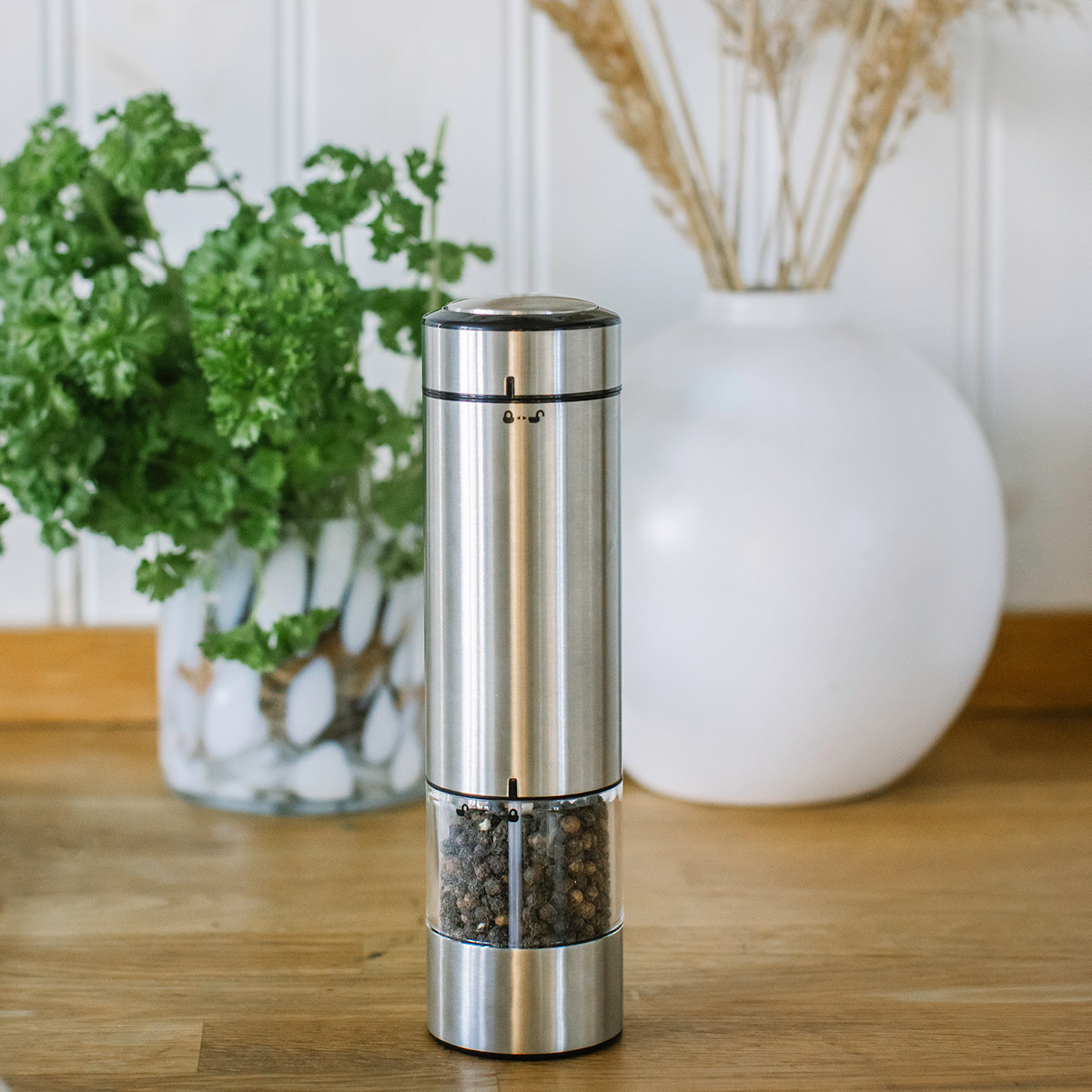 Dorre Kree krydderkvern elektrisk 19,5 cm rustfritt stål - Cervera