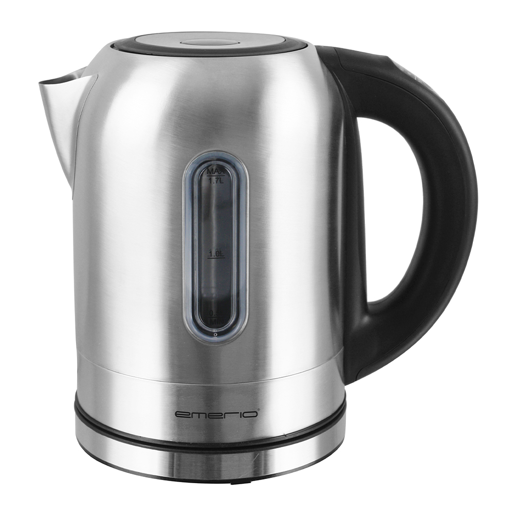 EMERIO Vattenkokare Sladdlös med ljus 1,7 L Rostfri - Cervera