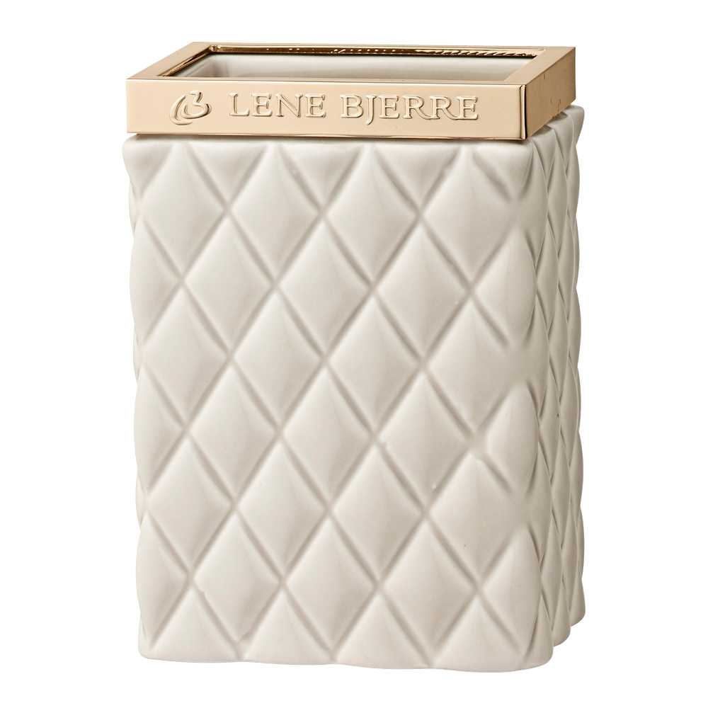 Lene Bjerre Portia tandborsthållare 11 cm brun sand - Cervera