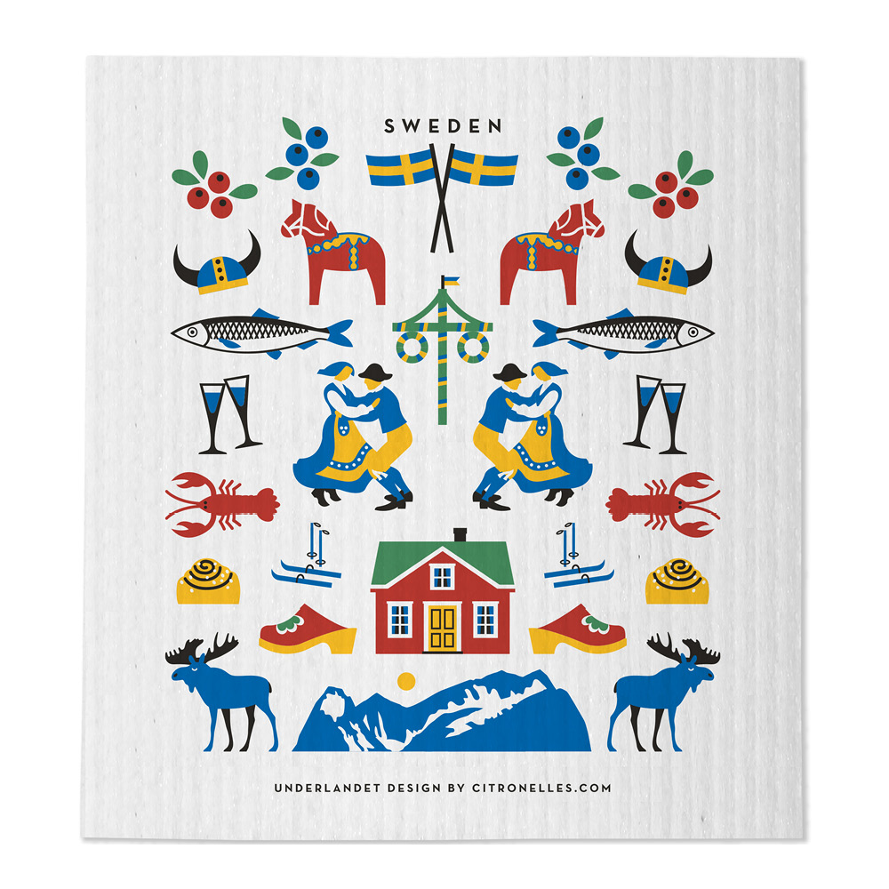 Citronelles Sweden Traditions Disktrasa 20x18 cm Multi - Cervera