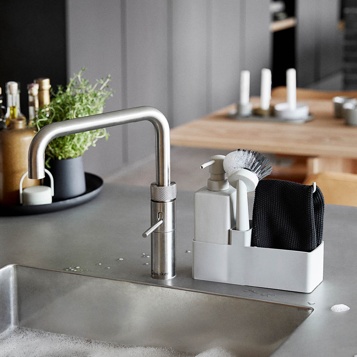 Zone Diskset med Disktrasa Warm Grey - Cervera