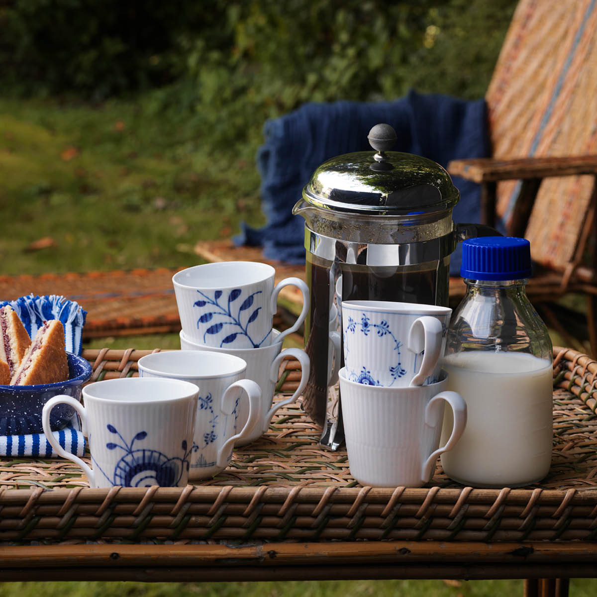 Royal Copenhagen Blue Fluted Mega Mugg 37 cl 2-pack - Cervera