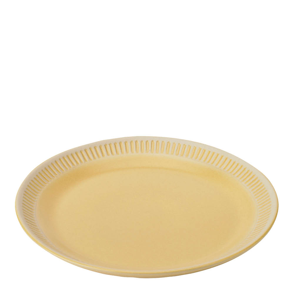 Knabstrup Keramik Colorit Tallrik 27 cm Gul - Cervera